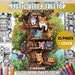 Fantasy Cat House Coloring Pages Cat Tree House Coloring Pages Adult ...