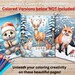 Winter Coloring Pages Christmas Coloring Pages Adult Coloring Book PDF ...