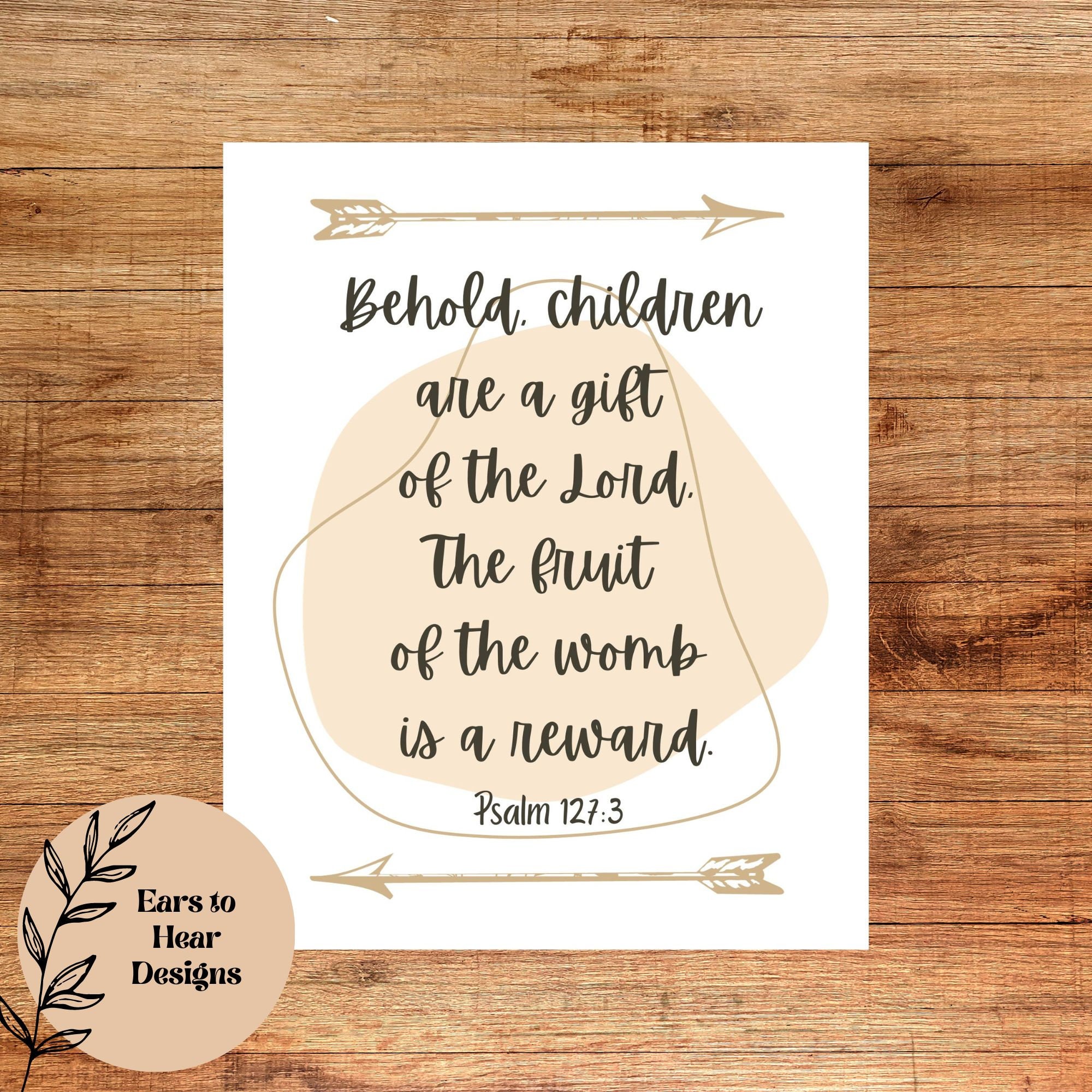 Psalm 127 V 3