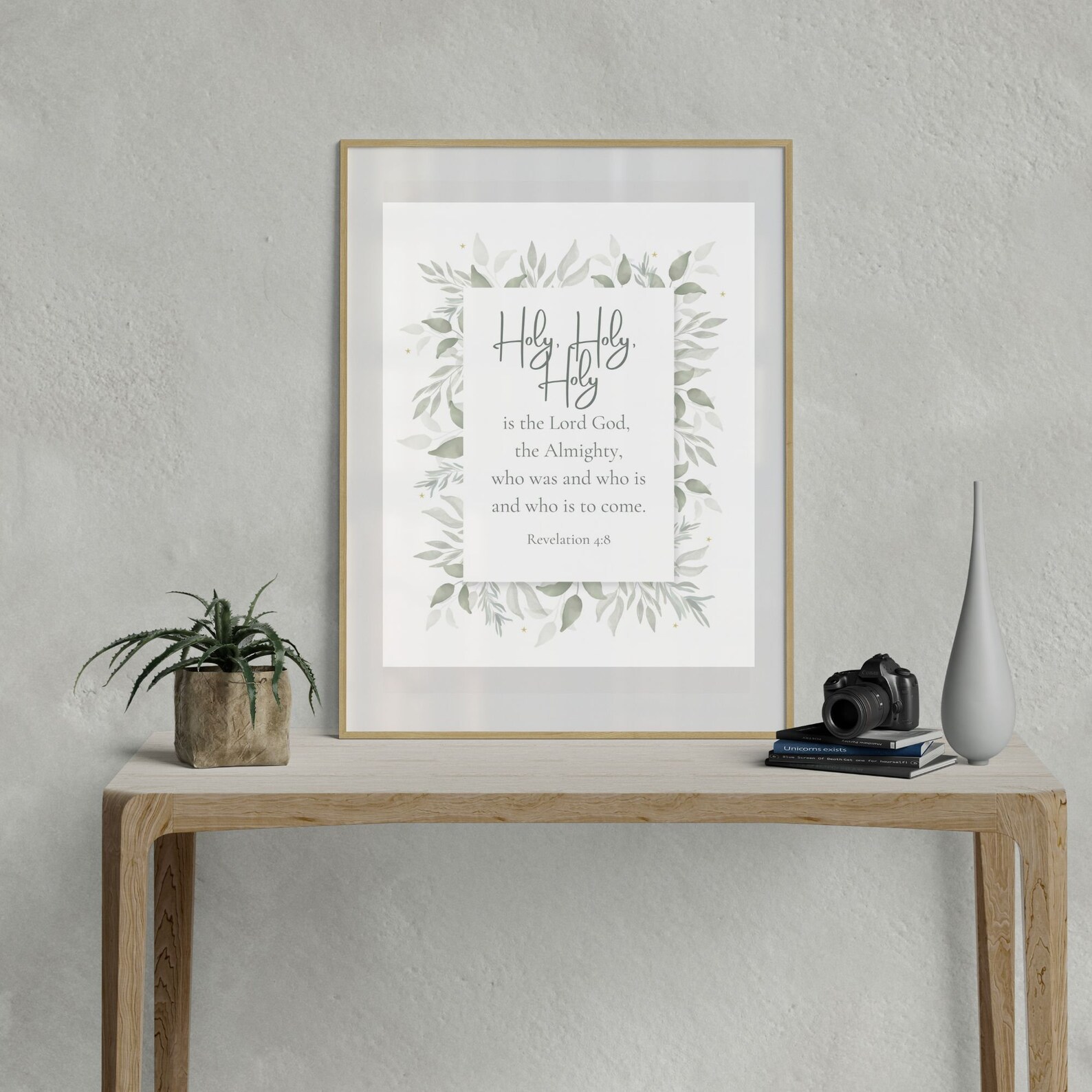 Revelation 4:8, Holy is the LORD God, Bible Verse Printable Art ...