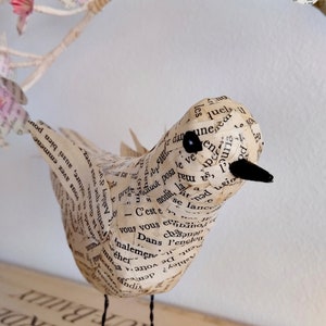 Paper Bird From Book Pages - Etsy