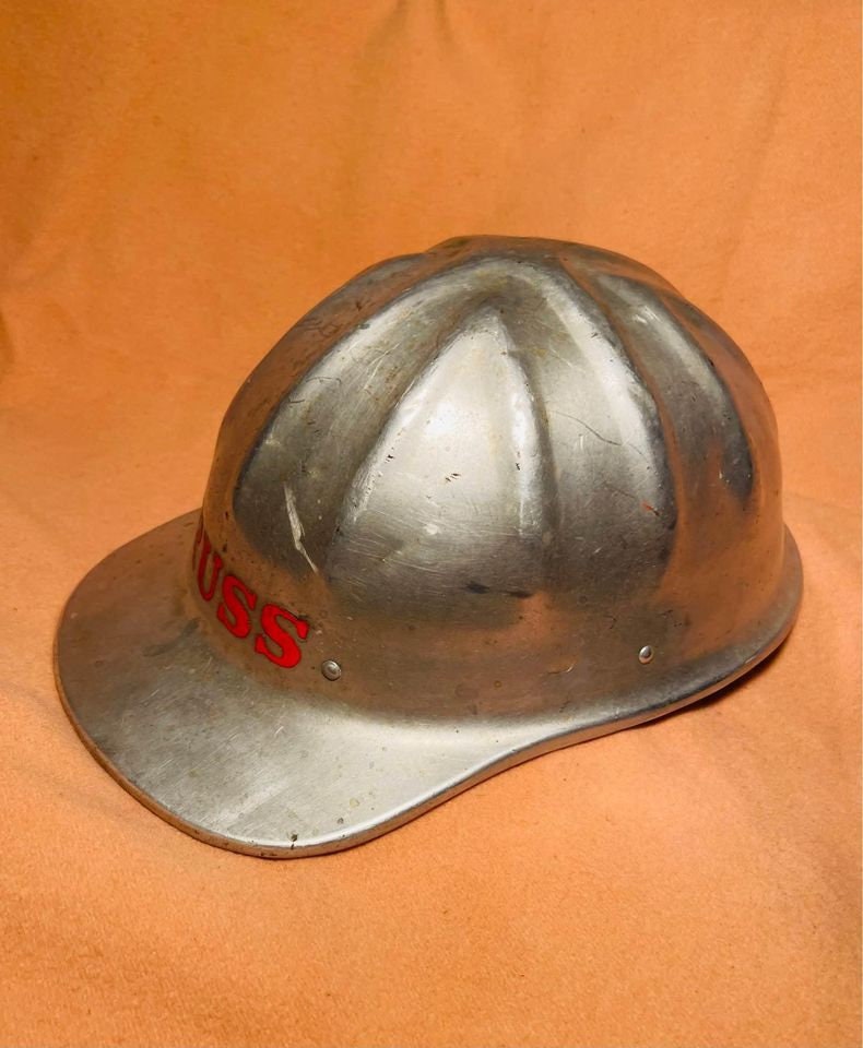 1960s Vintage Aluminum Ribbed Hard Hat - Etsy
