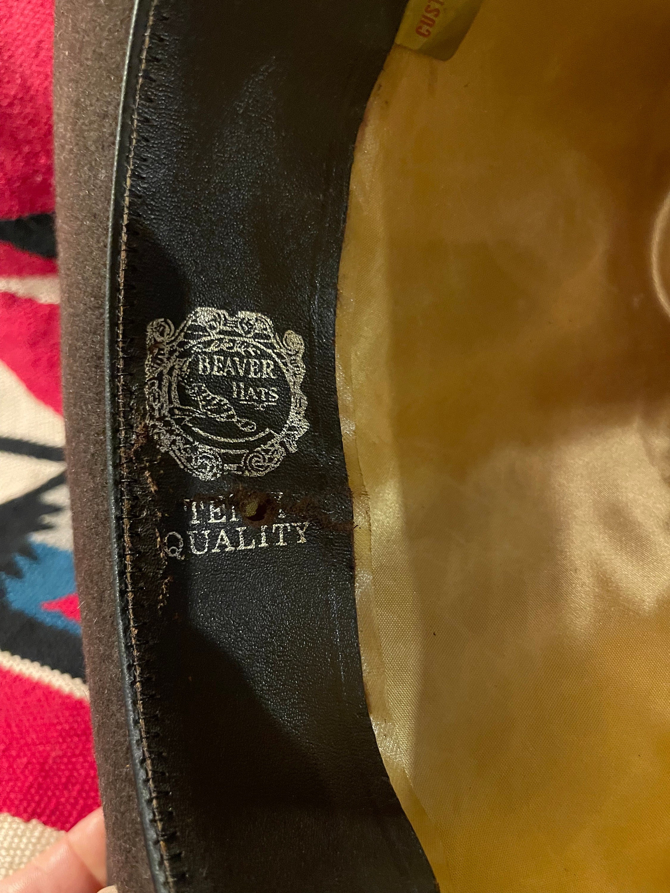 Vintage 'beaver Hats' Brand Cowboy Hat 10X Quality - Etsy