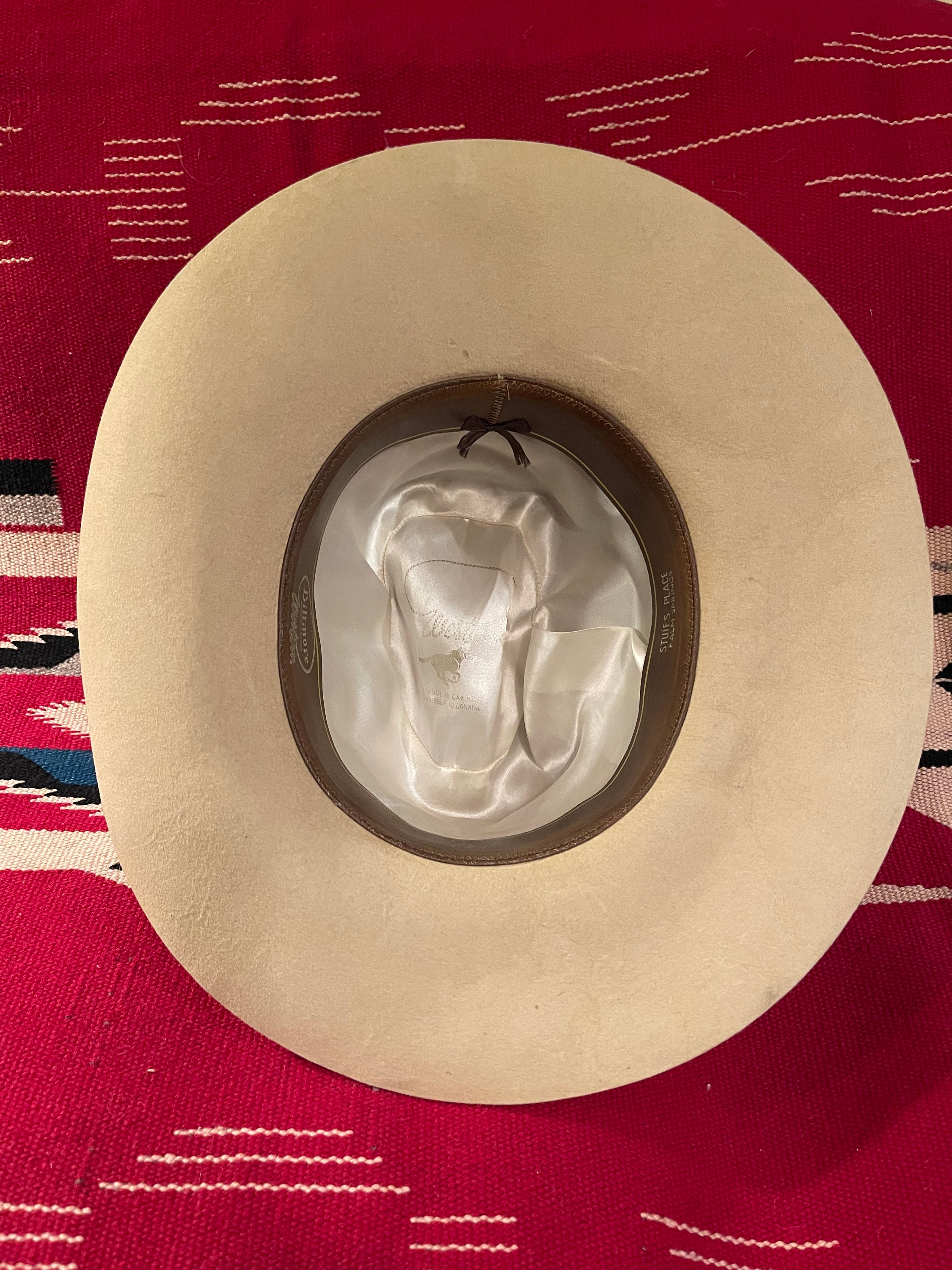 Vintage 6X Beaver Felt Cowboy Hat Biltmore of Canada - Etsy