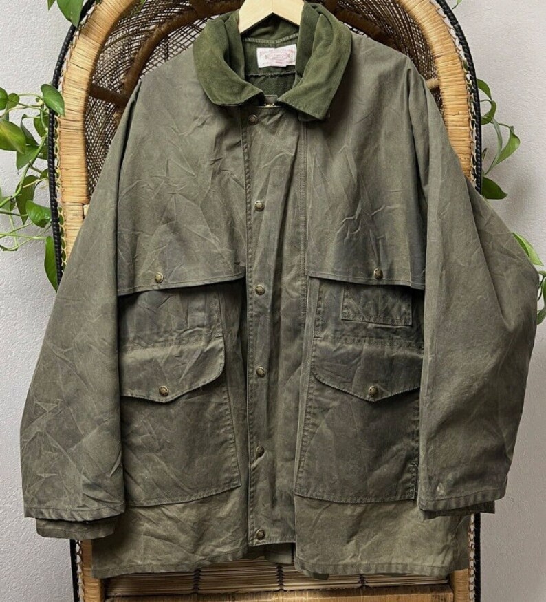Filson Style 461N Packer Tin Cloth Hunting Field Jacket - Etsy