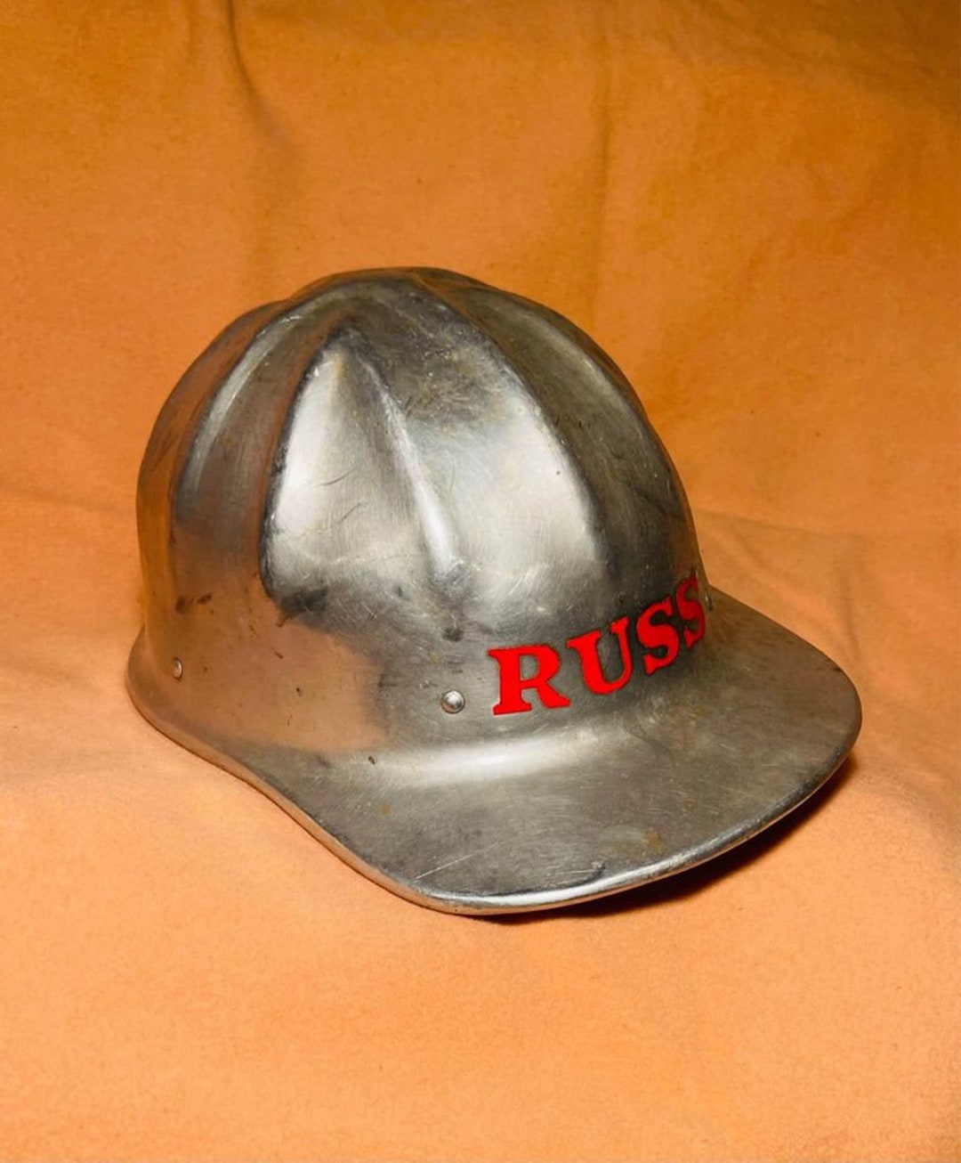 1960s Vintage Aluminum Ribbed Hard Hat - Etsy