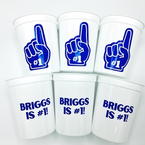 Foam Finger Party Cups - 16oz Stadium Cups (sports) - Etsy