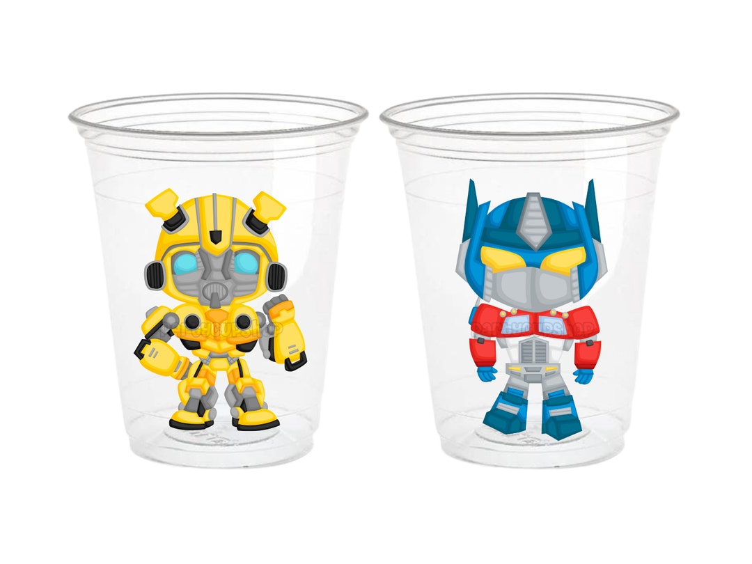 Transformers Party Cups 16oz Disposable Cups - Etsy