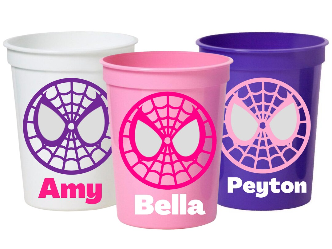 Ghost Spider Party Cups - 16oz Stadium Cups - Etsy