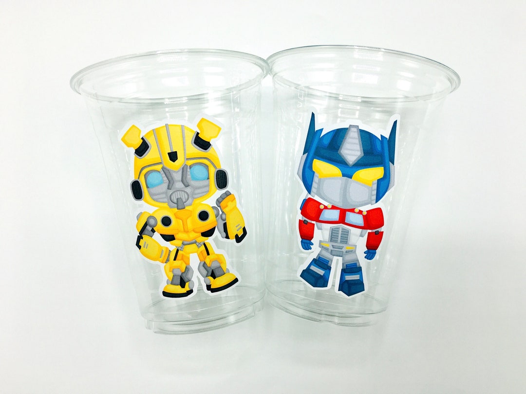 Transformers Party Cups - 16oz Disposable Cups - Etsy