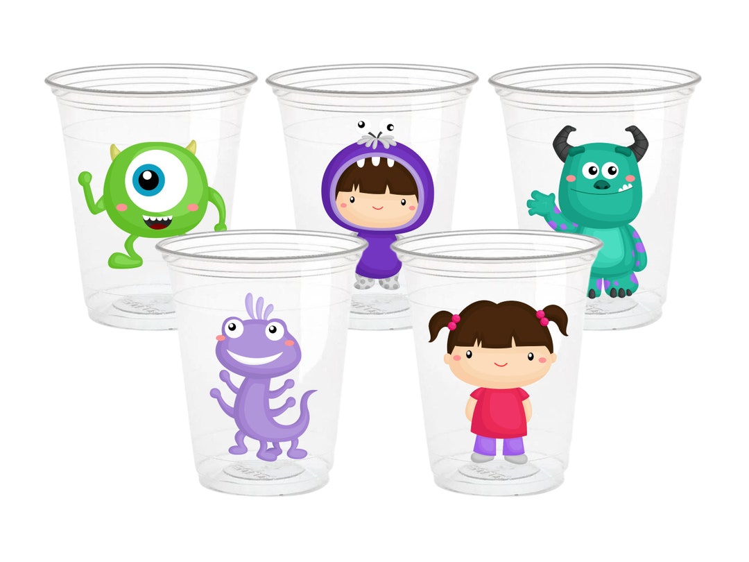 Monsters Inc Party Cups - 16oz Disposable Cups - Etsy