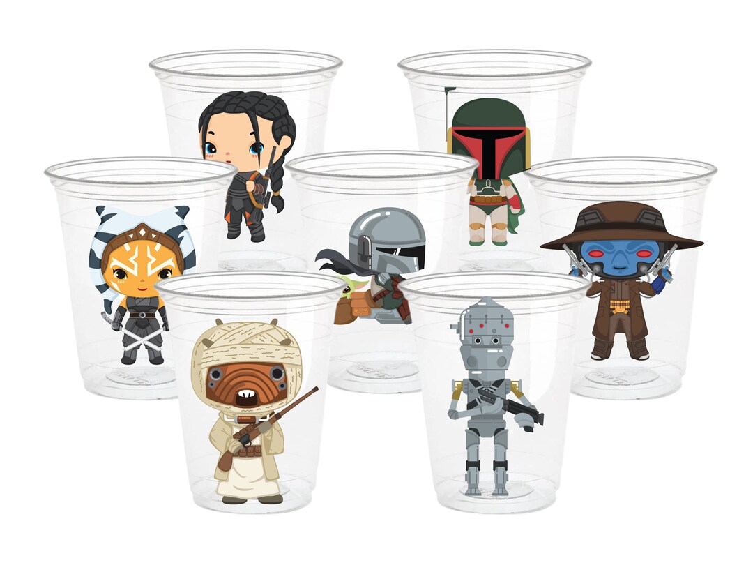 Star Wars Party Cups - 16oz Disposable Cups - Etsy
