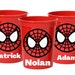 Spiderman Party Cups 16oz Stadium Cups - Etsy