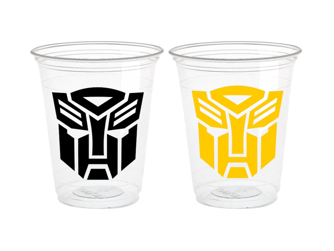 Transformers Party Cups - 16oz Disposable Cups - Etsy