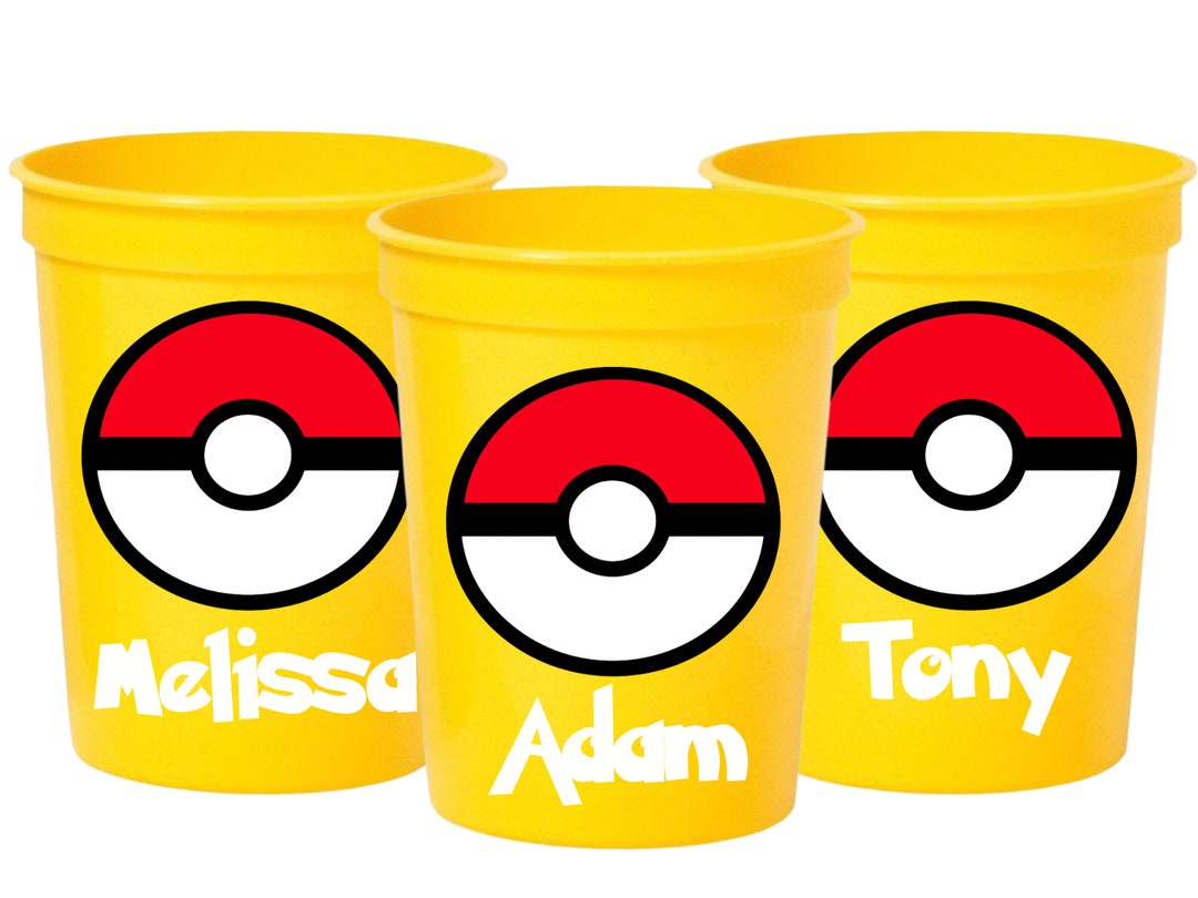 Pokemon Party Cups 16oz Stadium Cups - Etsy
