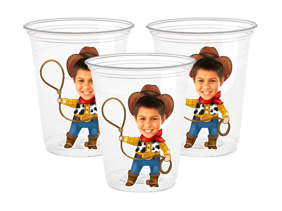 Toy Story Custom Face Party Cups 16oz Disposable Cups - Etsy
