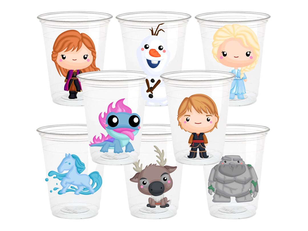 Frozen Party Cups 16oz Disposable Cups - Etsy