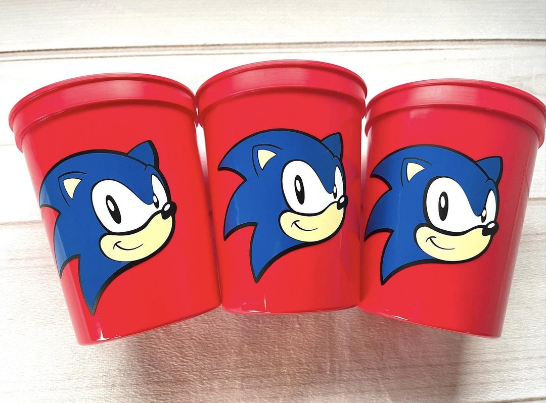 Sonic Party Cups Reusable 16oz Stadium Cups Sonic Favors Sonic Party ...