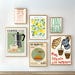 Kitchen Print Set of 300+ Prints Kitchen Wall Art Kitchen Poster ...