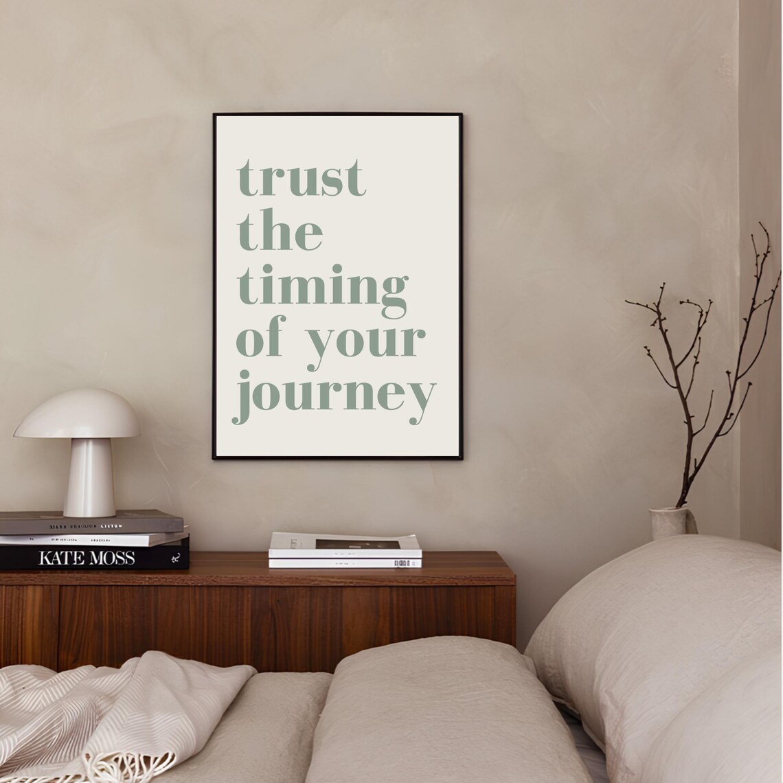 Sage Green Print Set of 6 | Affirmation Print Motivational Print Calm ...