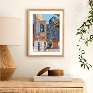 Uzbekistan Print Samarkand Illustration Uzbekistan Poster Samarkand ...