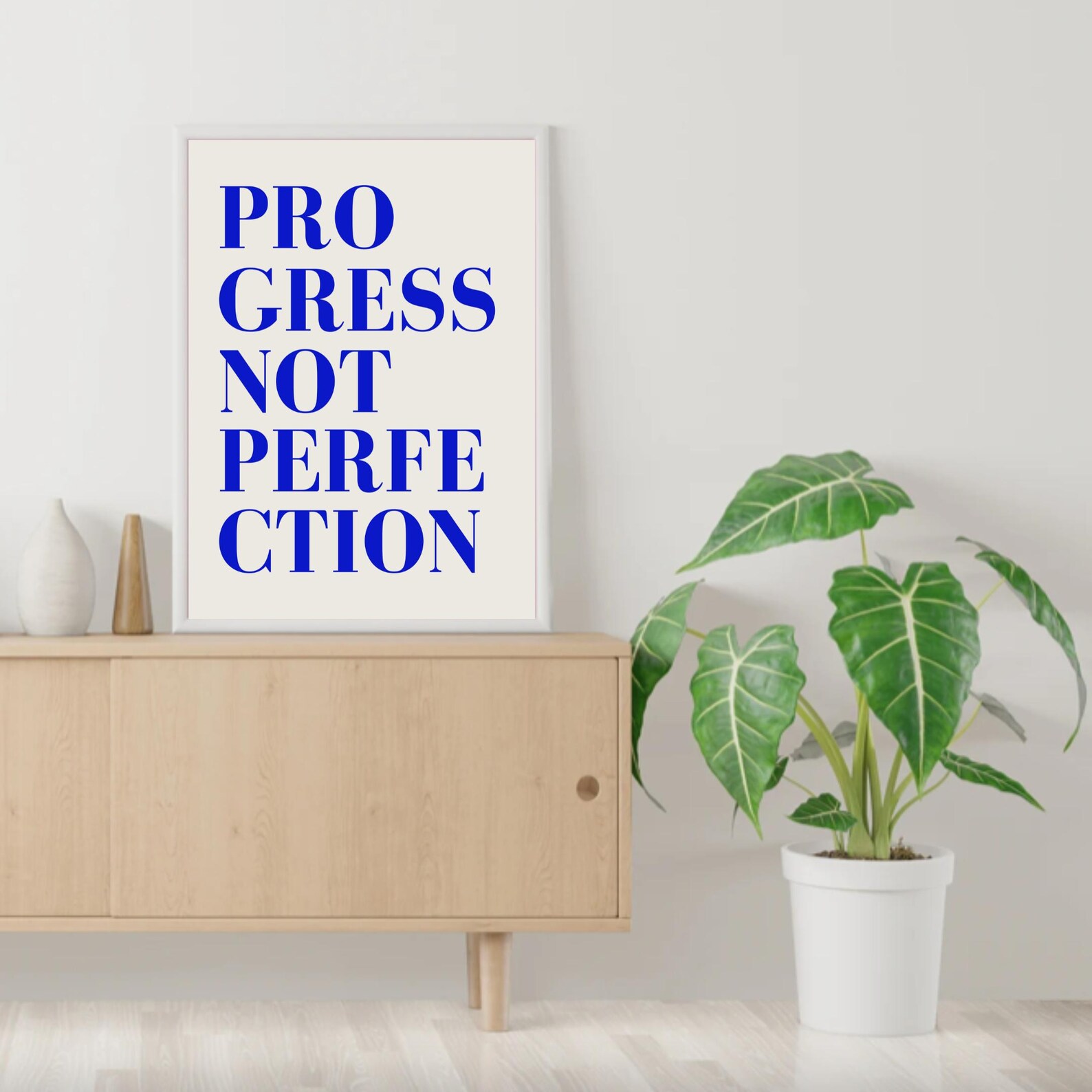 Progress Not Perfection Print Motivational Print Mindfulness Print Gym ...