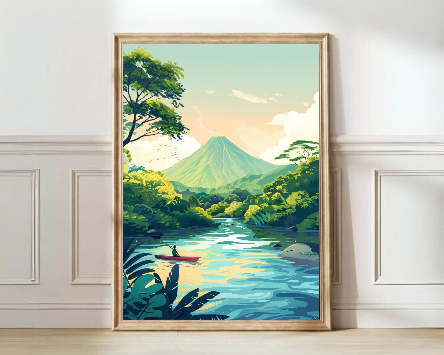 Nicaragua Print Nicaragua Illustration Nicaragua Travel Poster ...