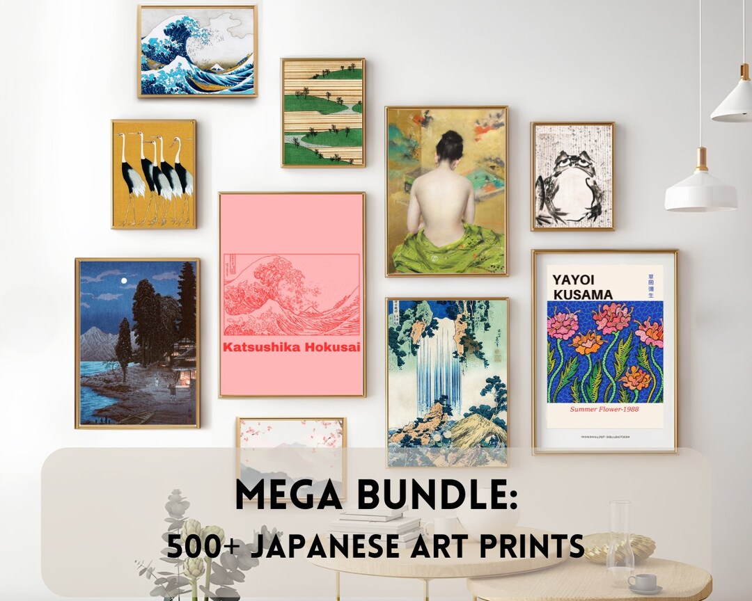 Japan Print Set Japan Wall Art Japan Decor Tokio Poster Maximalist ...