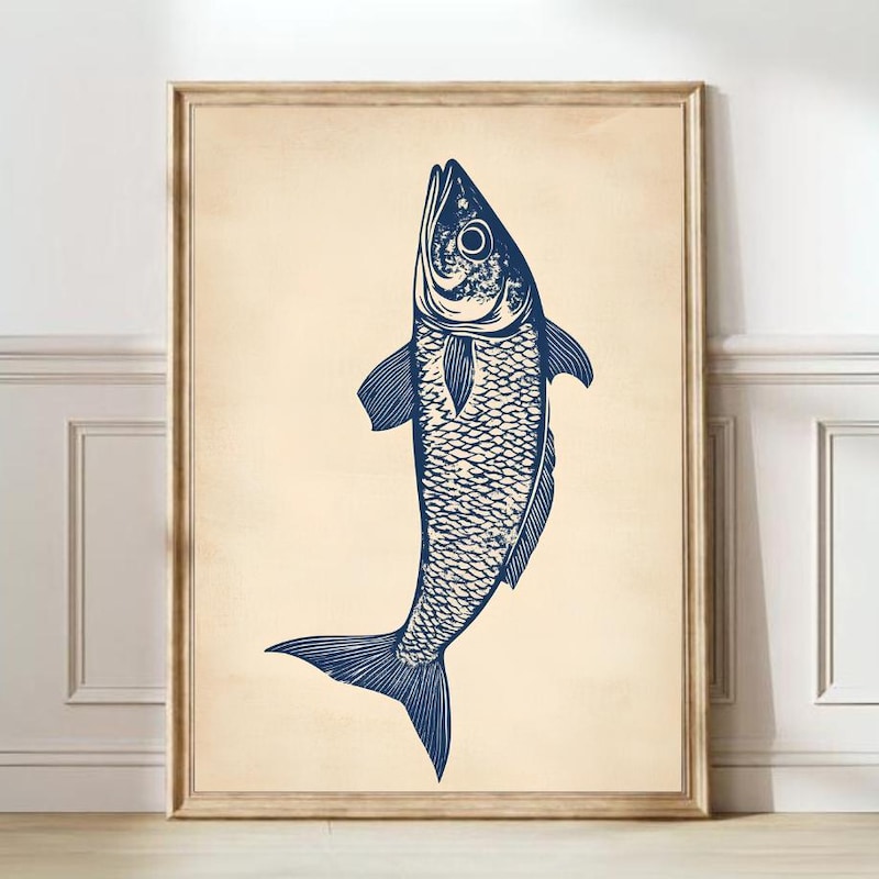 Vintage Herring Art - Etsy UK