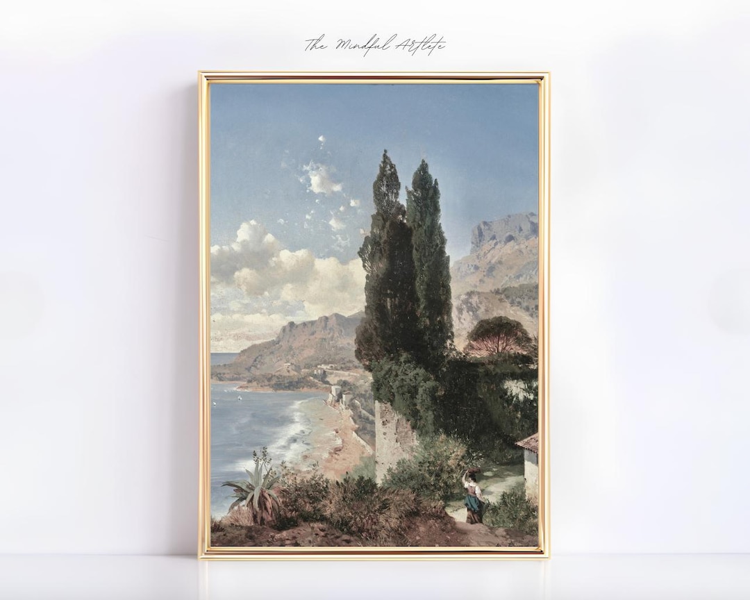 Coastal Painting Vertical Seaside Painting Seascape Gallery Beach House ...