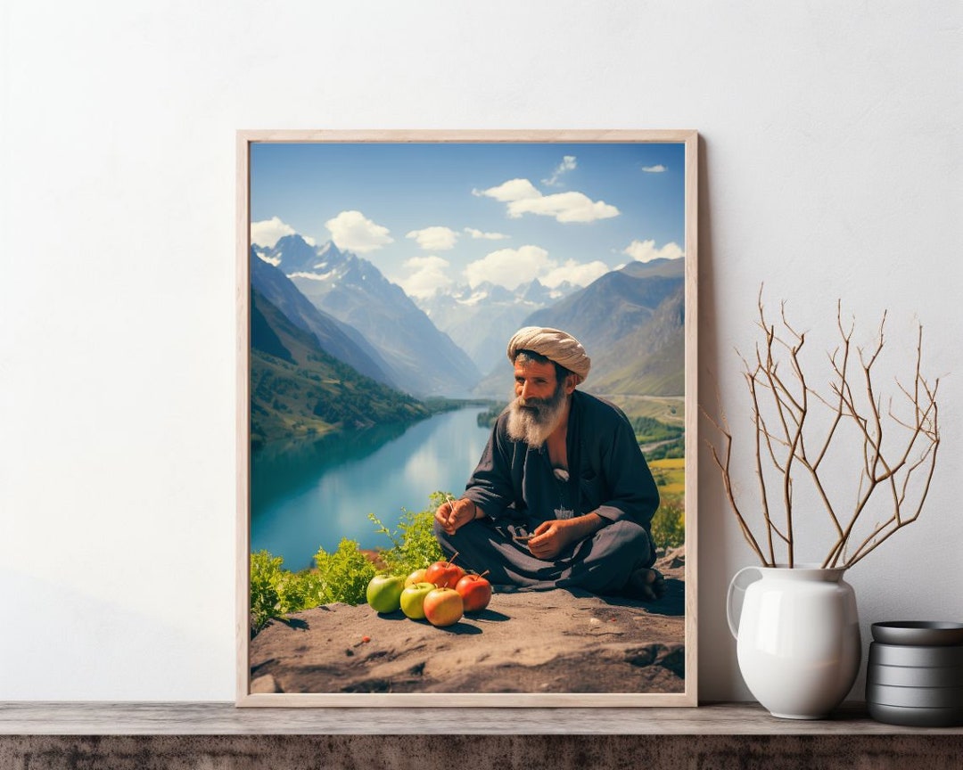 Afghanistan Wall Art Kabul Wall Art Afghan Dress Traditional Clothes ...