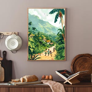 Kongo Print Kongo Illustration Kinshasa Poster Kongo Travel Poster ...