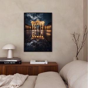 Berlin Print Berlin Poster Germany Travel Poster Berlin Map Blue Wall ...