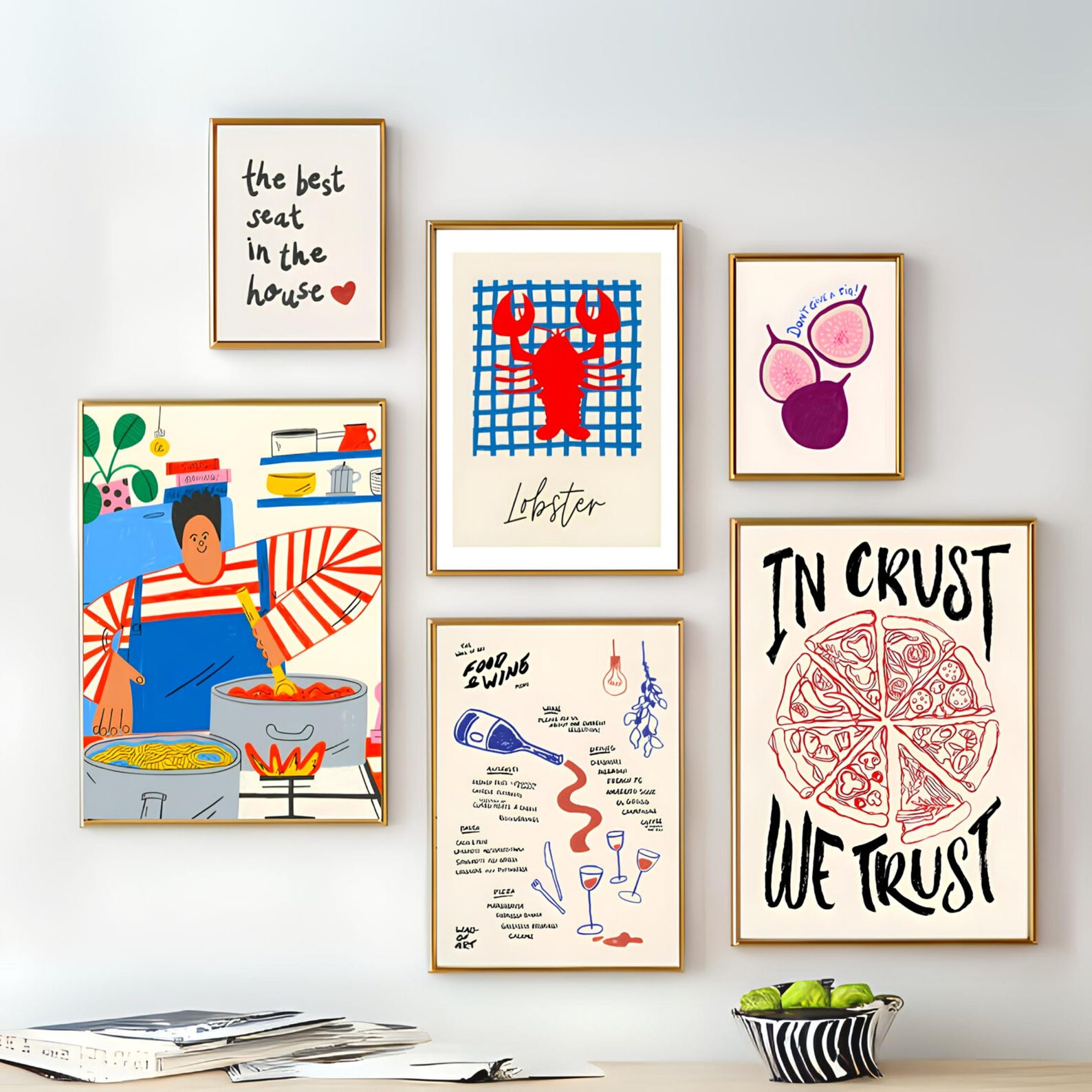 Kitchen Print Set of 300+ Prints Kitchen Wall Art Spring Kitchen Poster ...