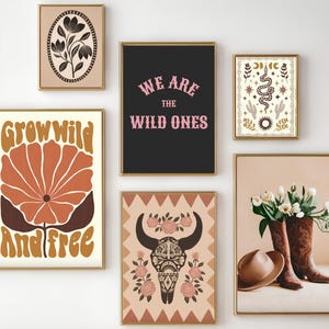 Western Printable Western Wall Art Bundle Vintage Cowboy Vintage ...