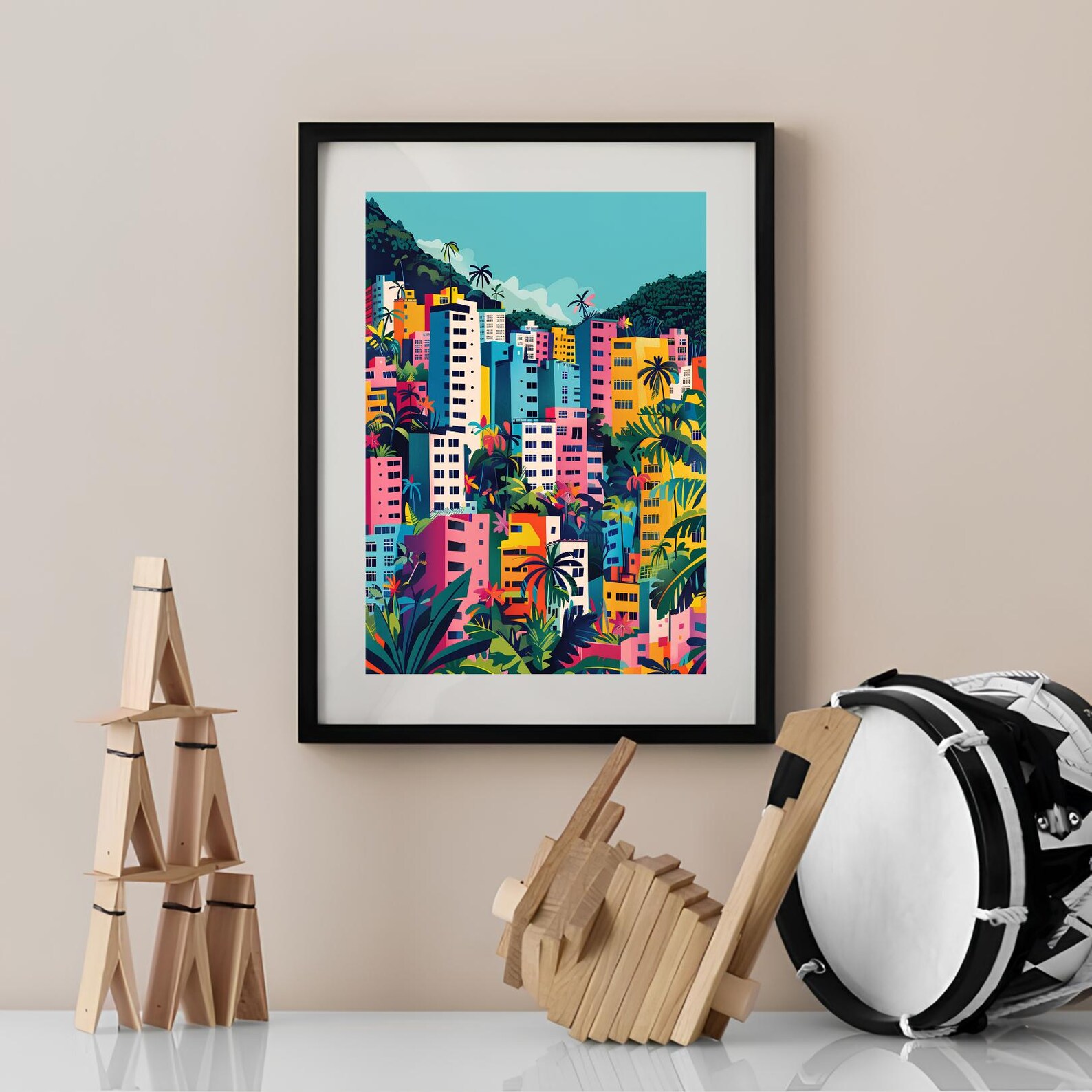 Venezuela Print Venezuela Illustration Caracas Travel Poster Caracas ...