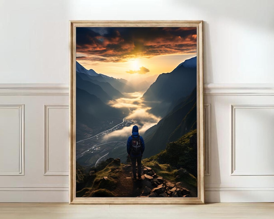 Vietnam Print Vietnam Poster Sapa Print Fansipan Print Mountains Print ...