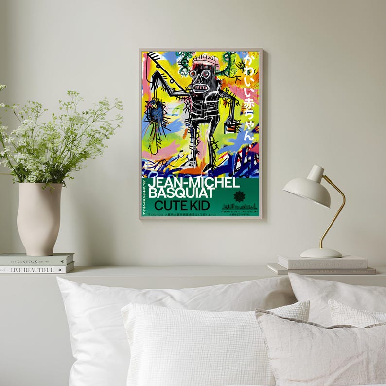 Basquiat Print Jean-michel Basquiat Poster Basquiat Exhibition Poster ...