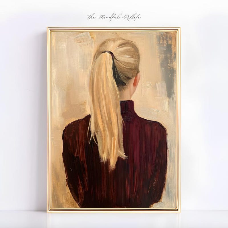 Woman Back Painting - Etsy