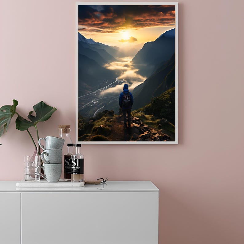 Vietnam Print Vietnam Poster Sapa Print Fansipan Print Mountains Print ...