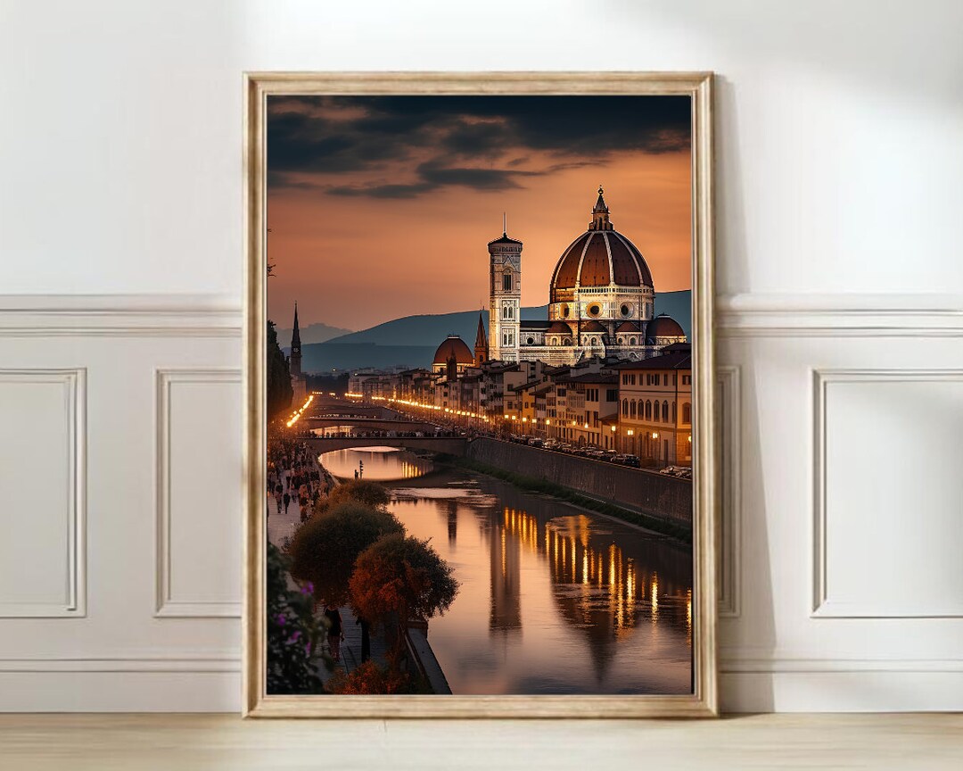 Florence Print Florence Poster Italy Print Sunset Print Italy Travel ...