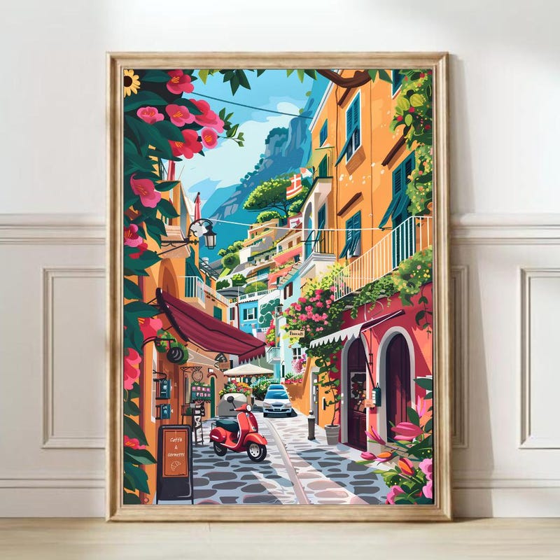 Positano Print - Etsy