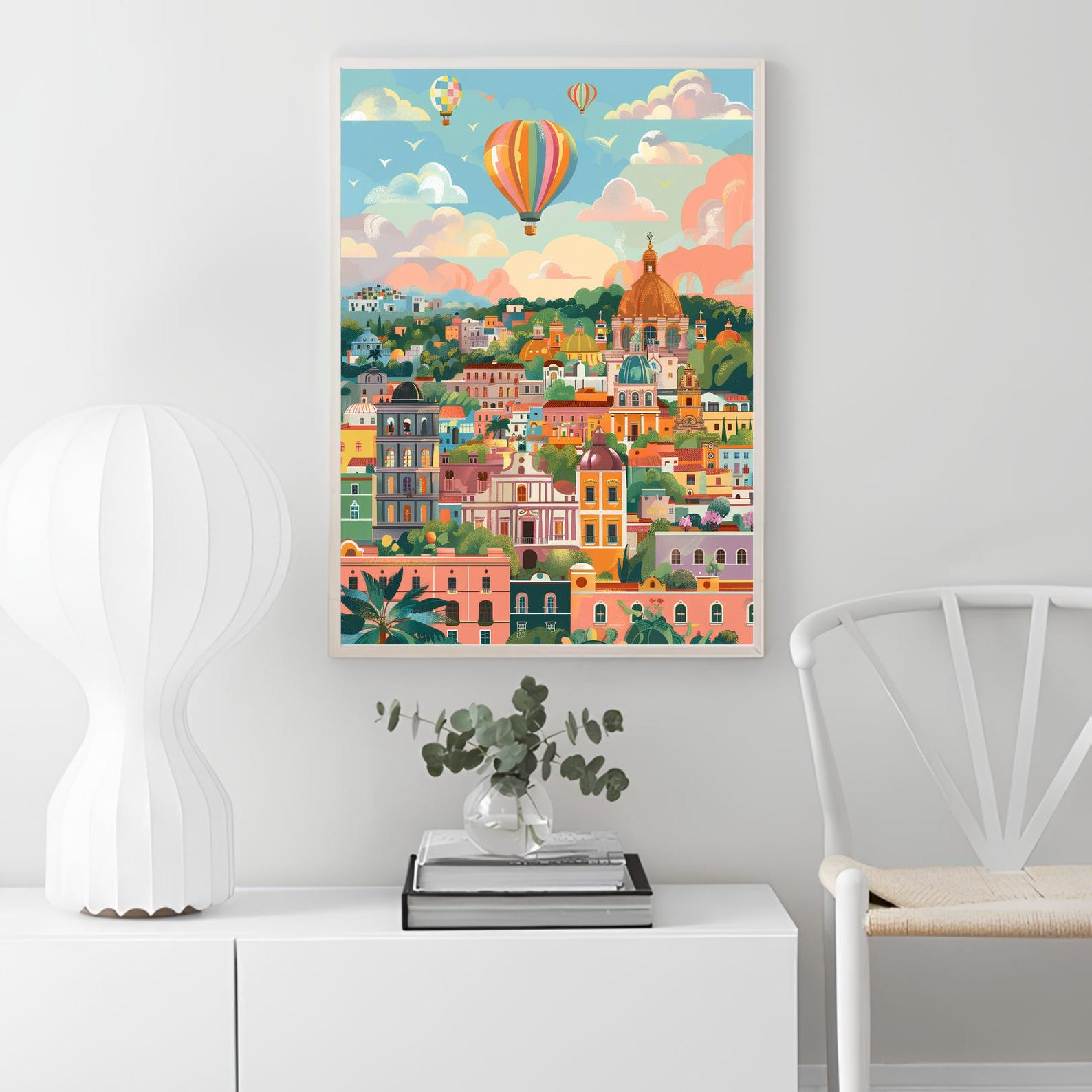 Mexico Print Mexico City Illustration Ciudad De Mexico Travel Poster ...