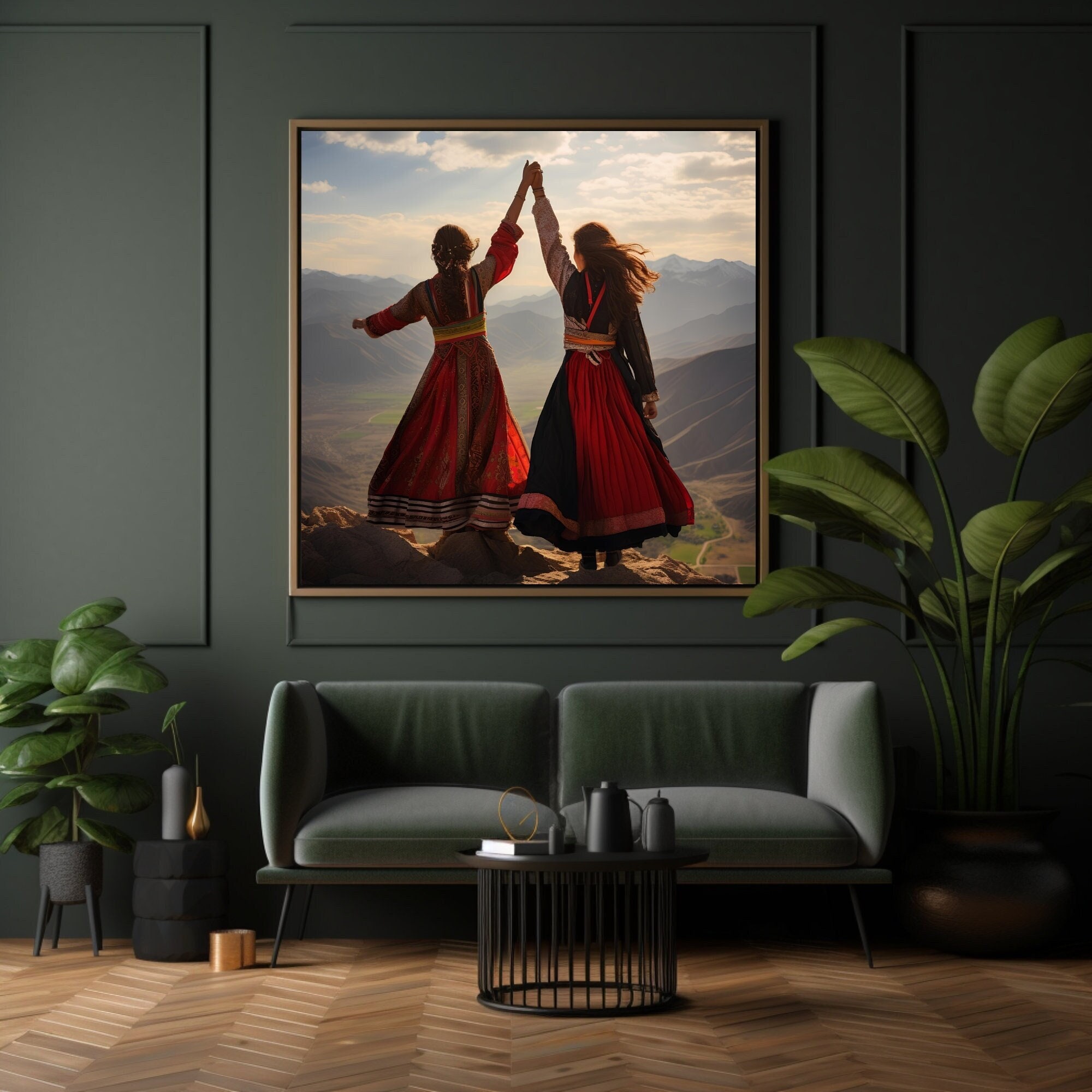 Afghanistan Wall Art Kabul Wall Art Afghan Dress Girl Afghan Clothing ...