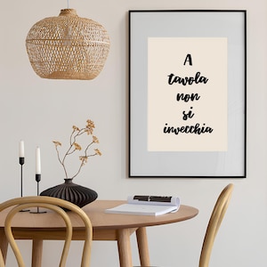 Italian Quote Print Italy Kitchen Gallery Kitchen Print Italy ...