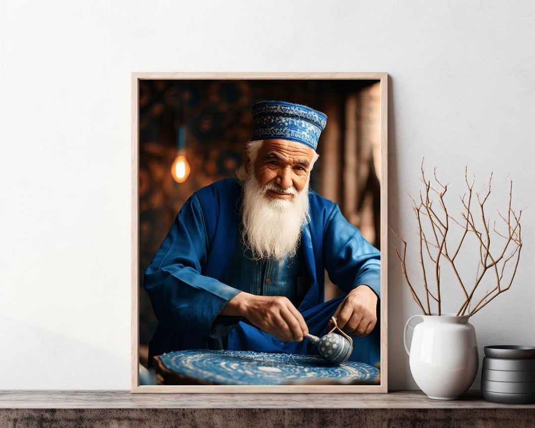 Afghanistan Wall Art Poster Afghan Dress Housewarming Gift Afghan ...