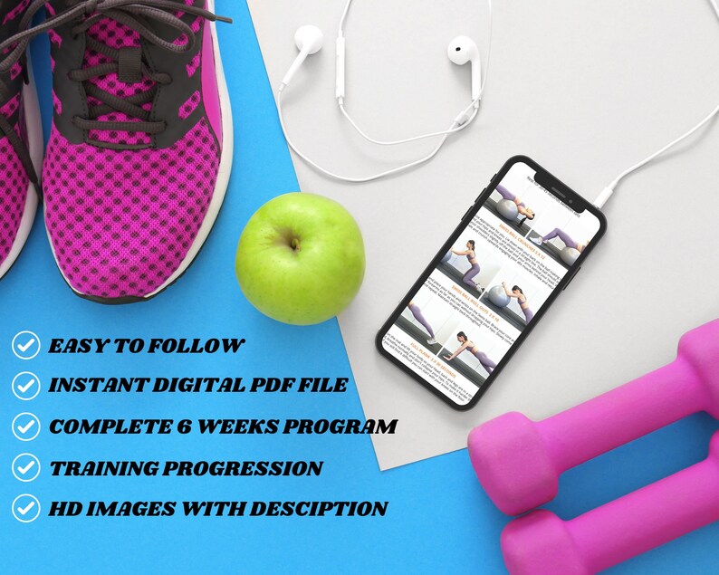 Complete 6 Weeks Beginner Gym Program, Easy to Follow Step-by-step ...