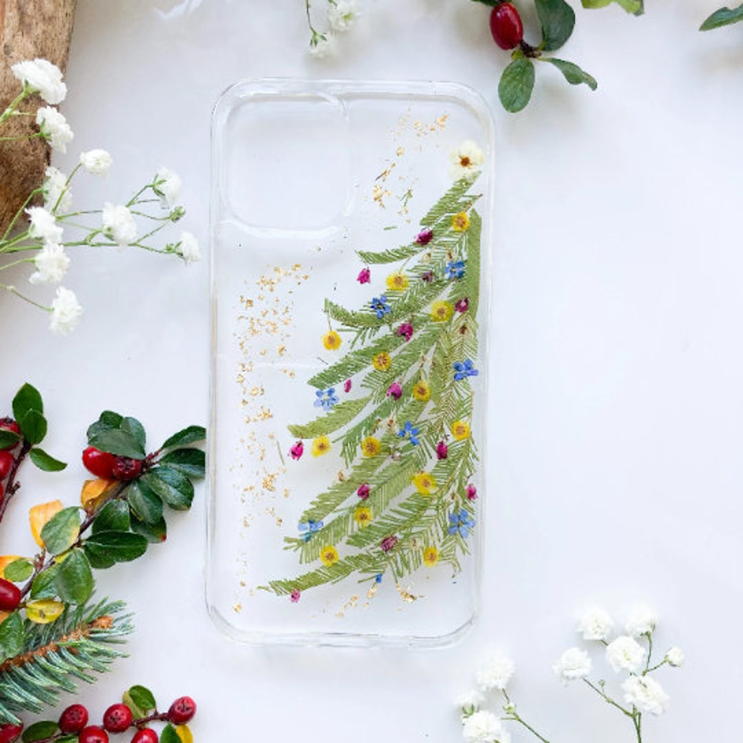 Christmas Tree Phone Case Flowers Phone Case for Samsung - Etsy