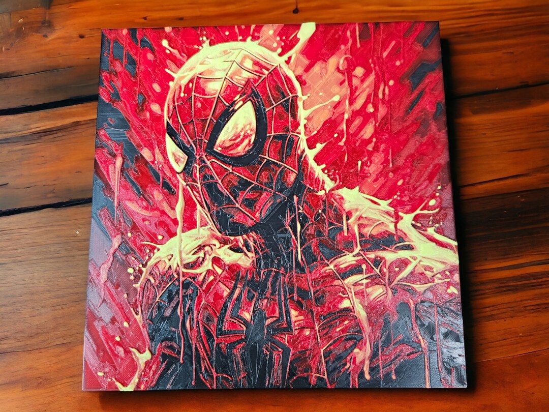 Hue Forge Spiderman Print - Etsy
