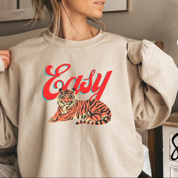 Tiger Sweatshirt - Etsy